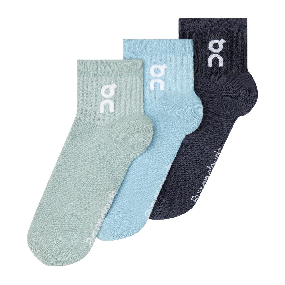 Logo Sock Mid 3-Pack – The Loop Running Supply